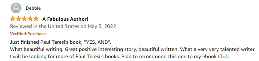 'Yes And (ish)' by Author Paul Teresi: Blending Comedy and Drama in a ...